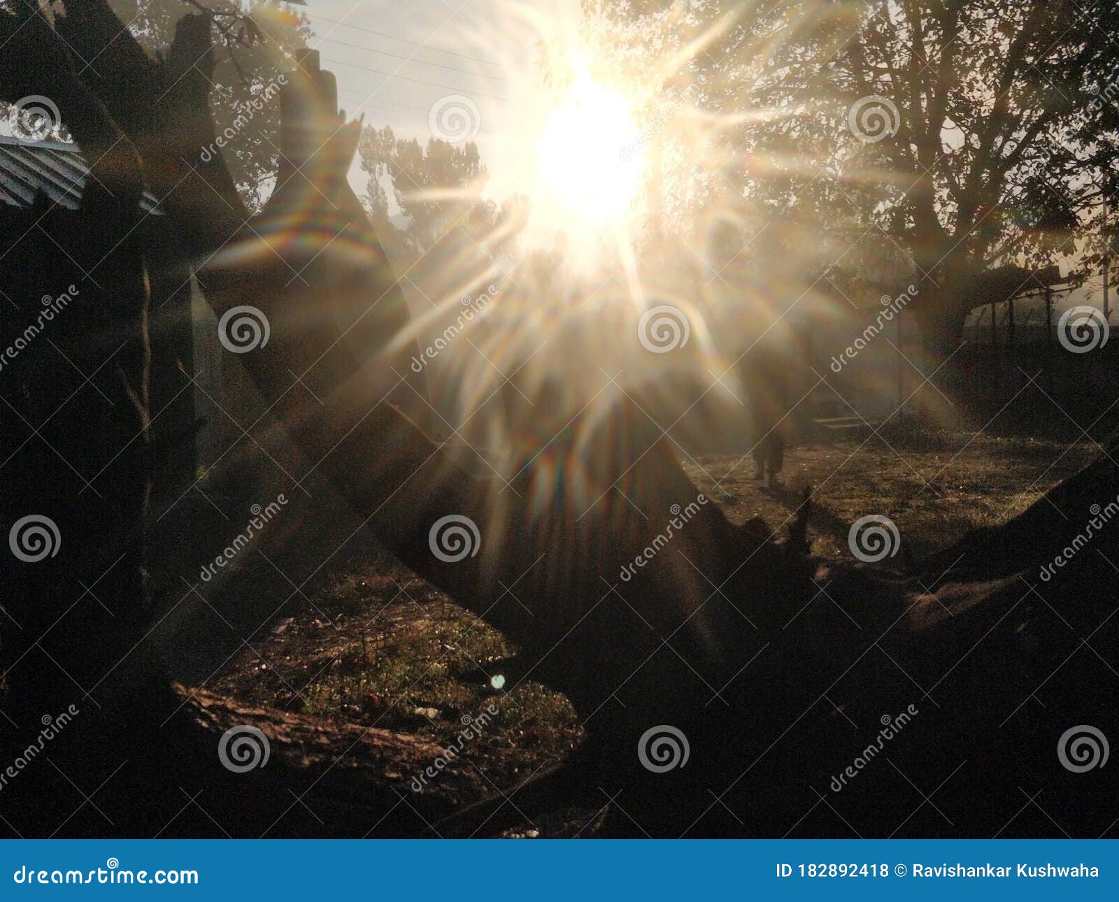 Intensity of Brightness of Sun Stock Photo - Image of poster ...