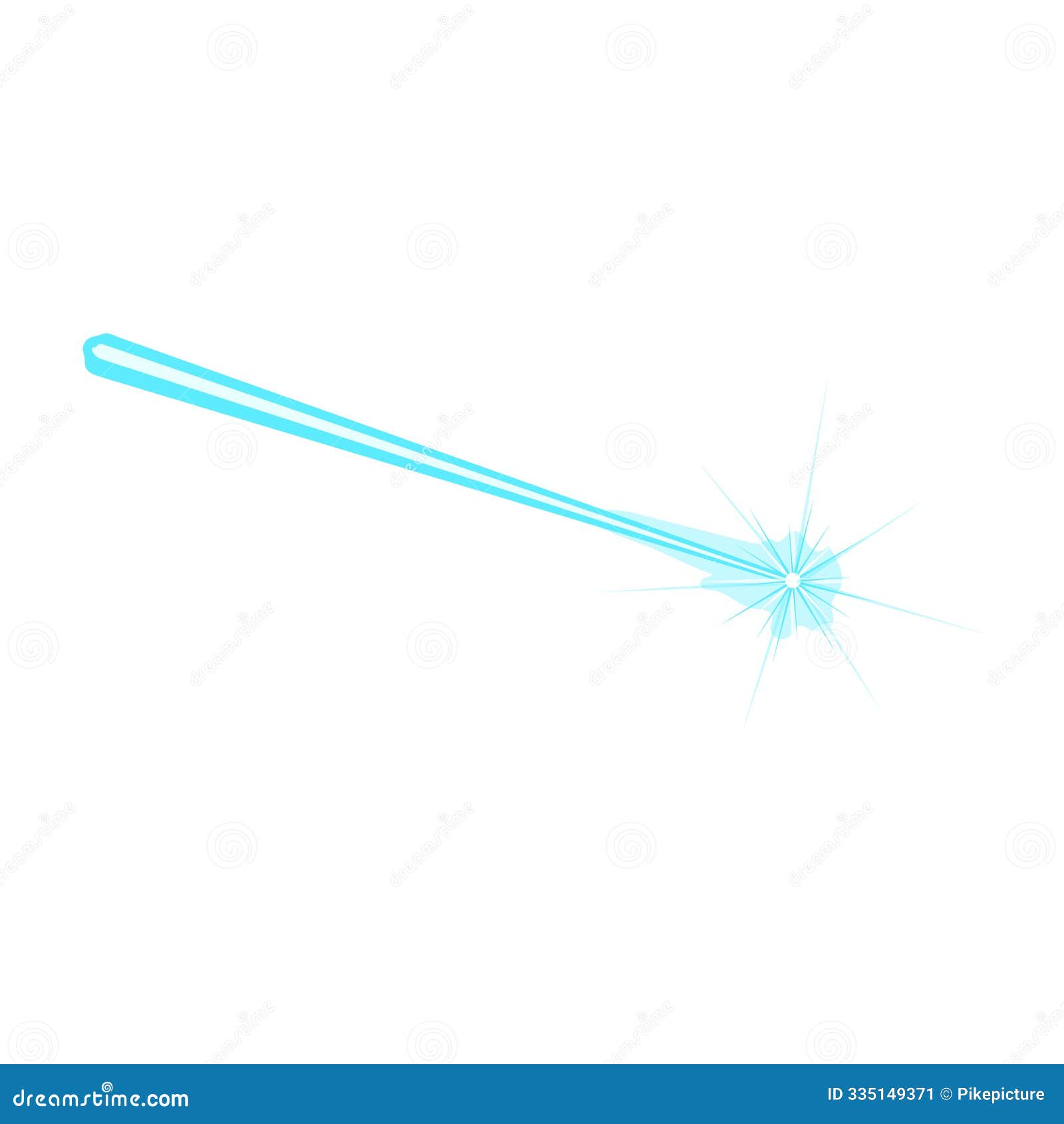 Intensity Laser Beam Cartoon Vector Illustration | CartoonDealer.com ...