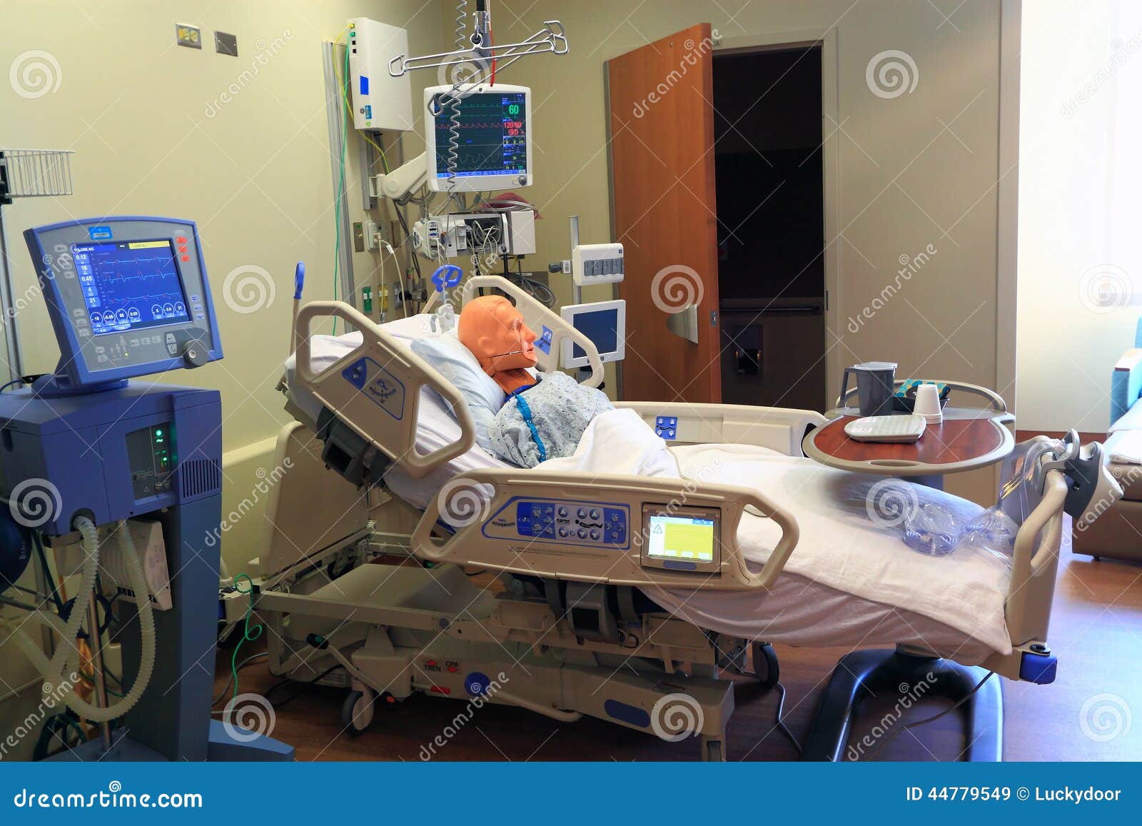 Intensive Care Unit stock image. Image of science, computerized - 44779549