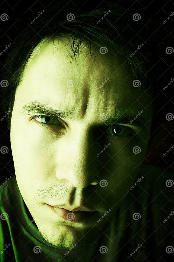 Intent gaze. stock photo. Image of unshaven, confident - 11822894