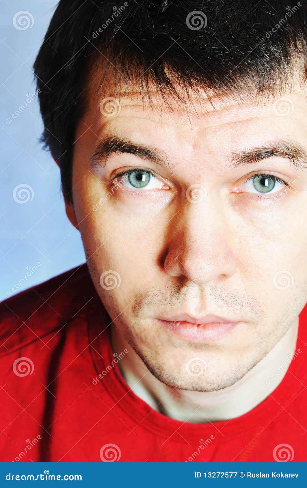 Intent gaze. stock image. Image of face, unkempt, looking - 13272577