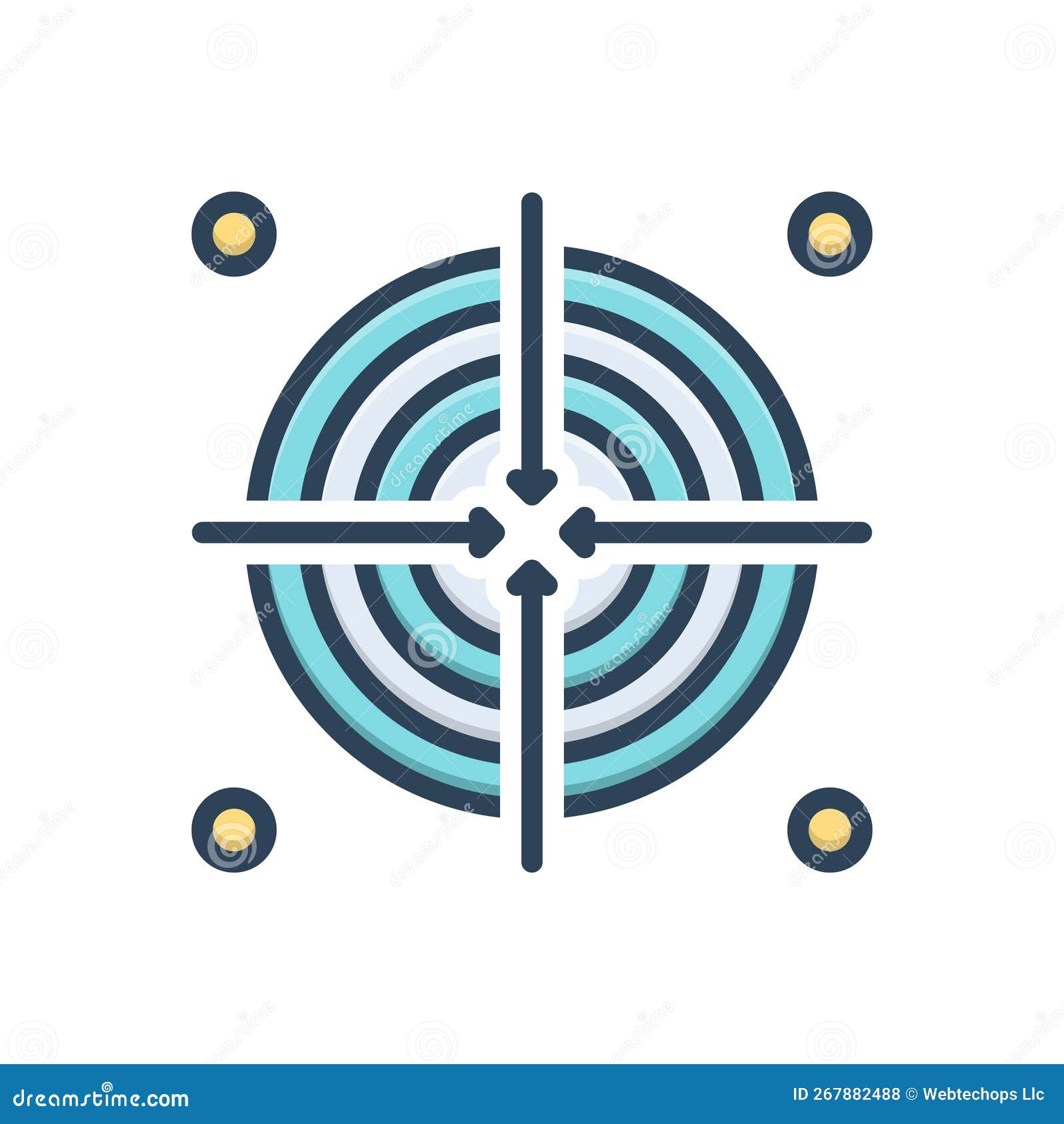 Color Illustration Icon for Intent, Aim and Set Stock Vector ...