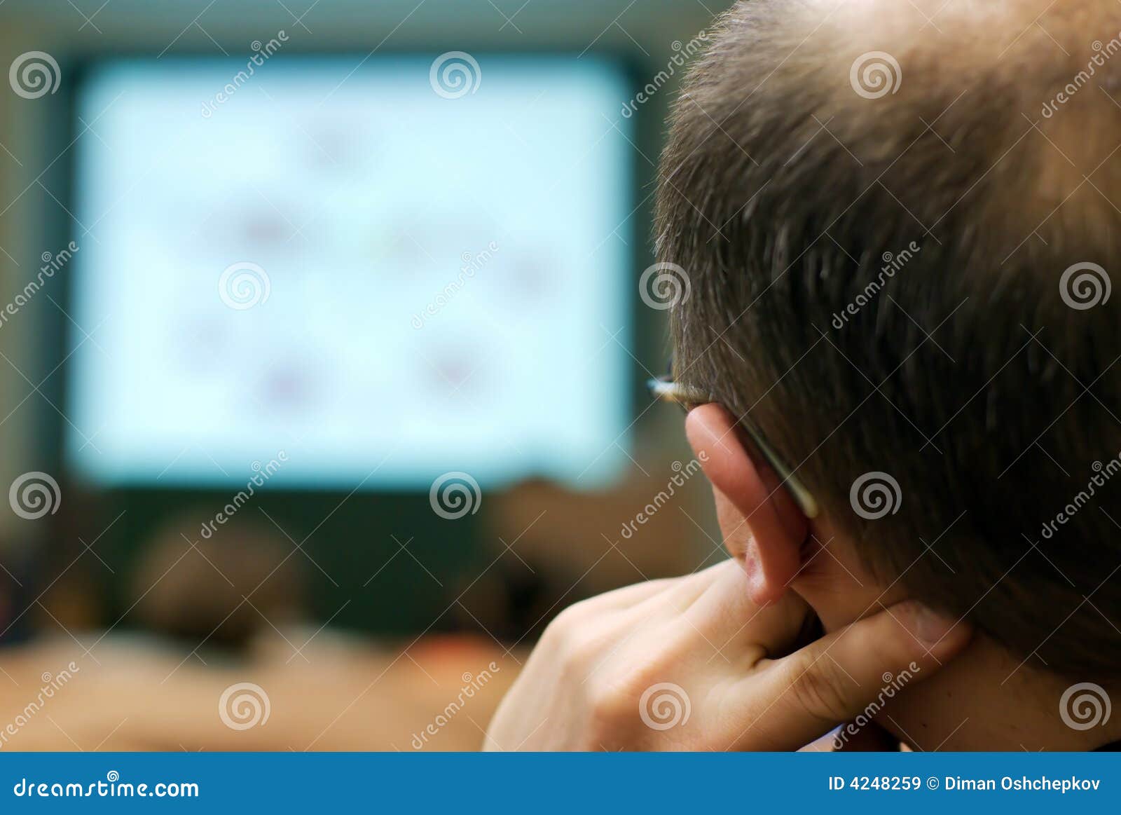 Intent Listener on Conference Stock Image - Image of conference, back ...