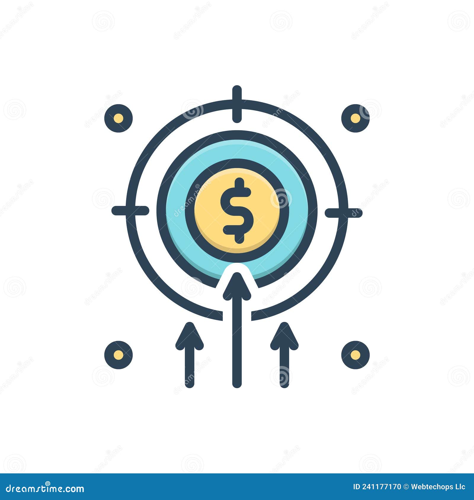 Color Illustration Icon for Intention, Motive and Volition Stock ...