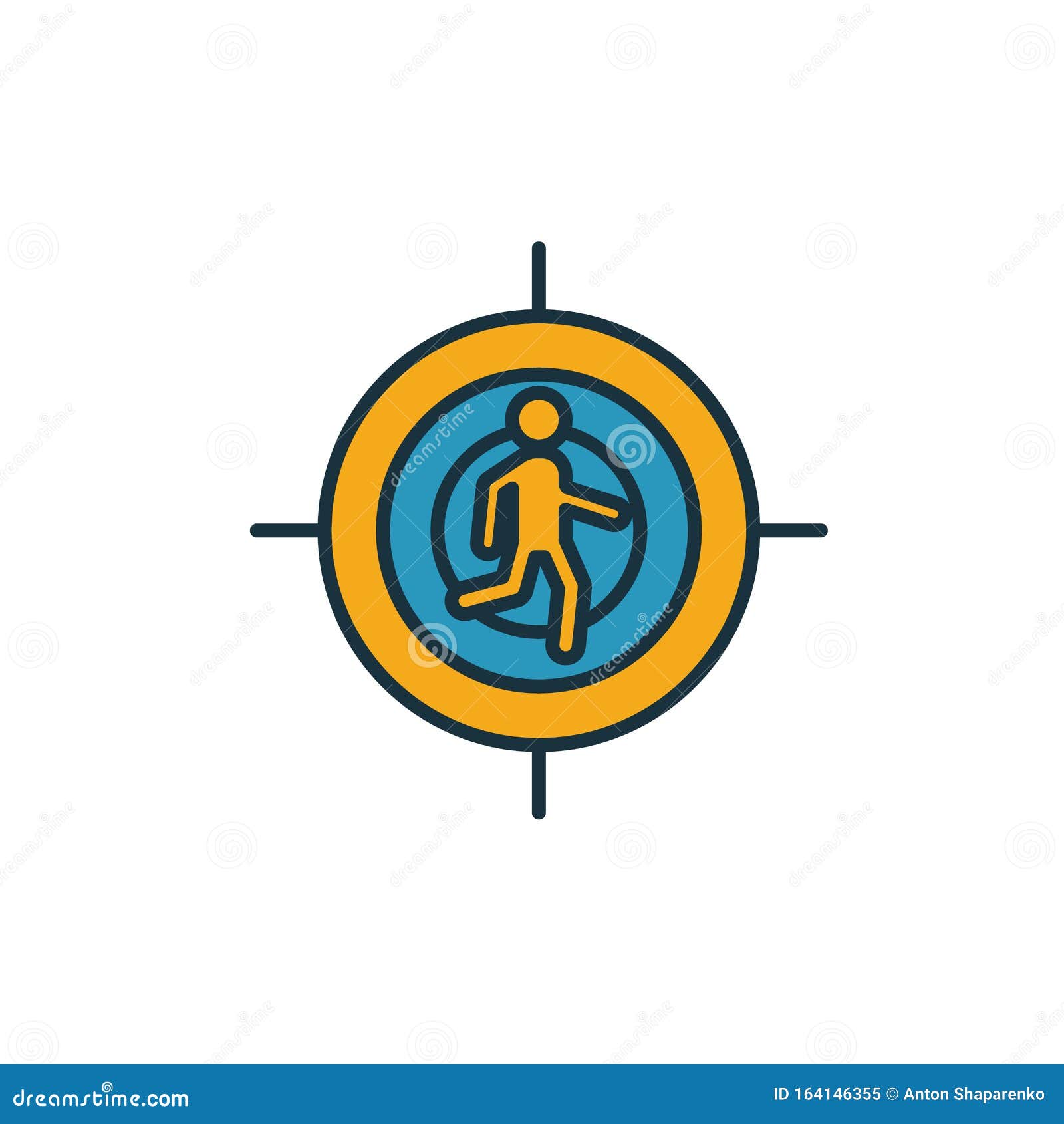 Intention Icon. Simple Element from Productivity Icons Collection Stock ...