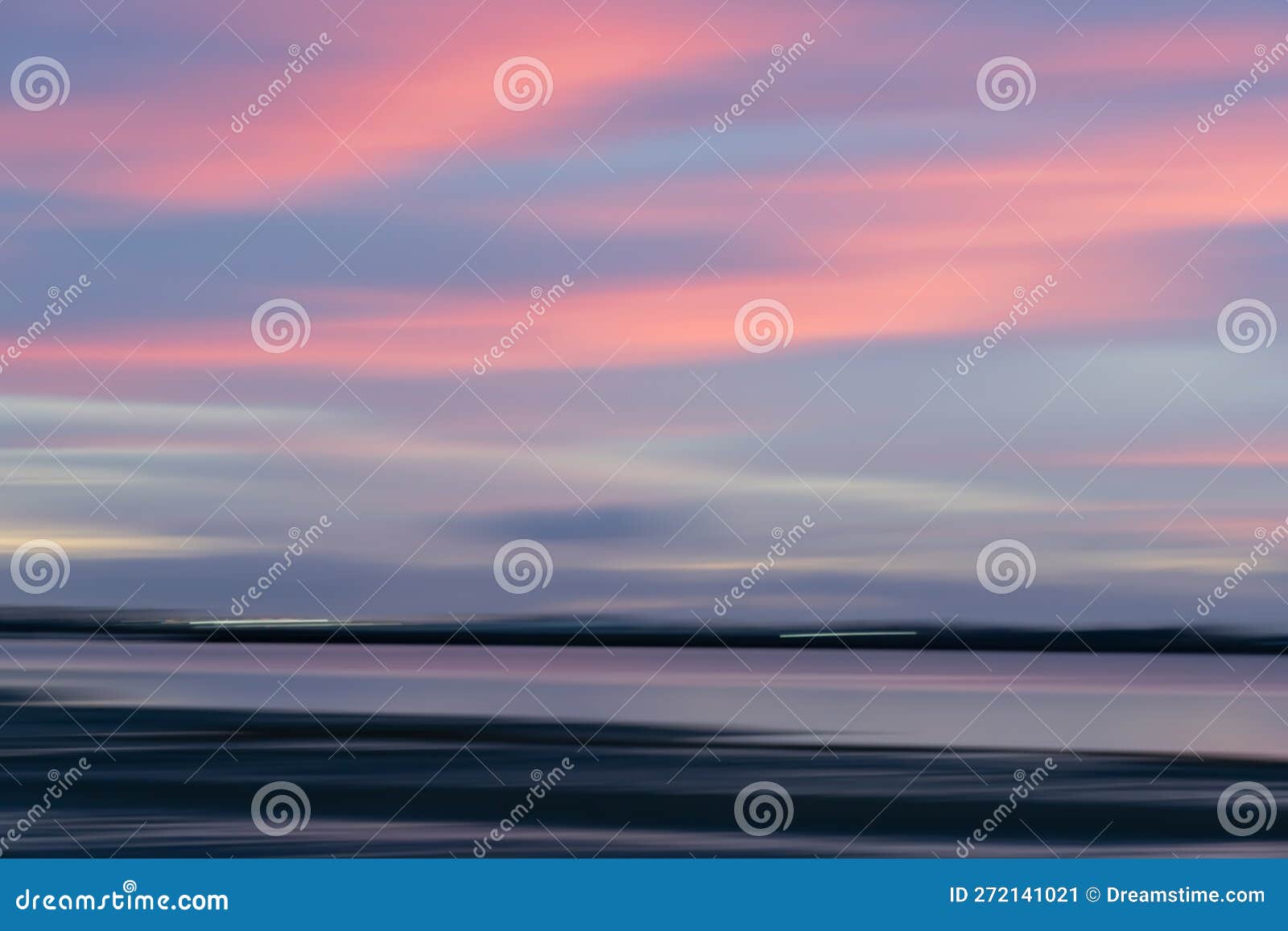 Intentional Camera Movement Abstract Morning Sunrise Stock Image ...