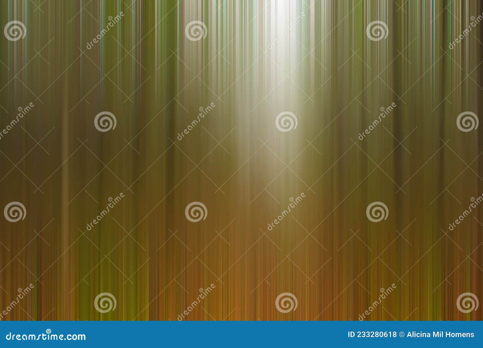 Intentional Camera Movement Landscape with Trees Stock Illustration ...