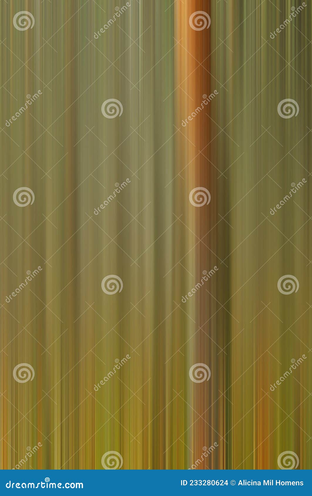 Intentional Camera Movement Landscape with Trees Stock Illustration ...