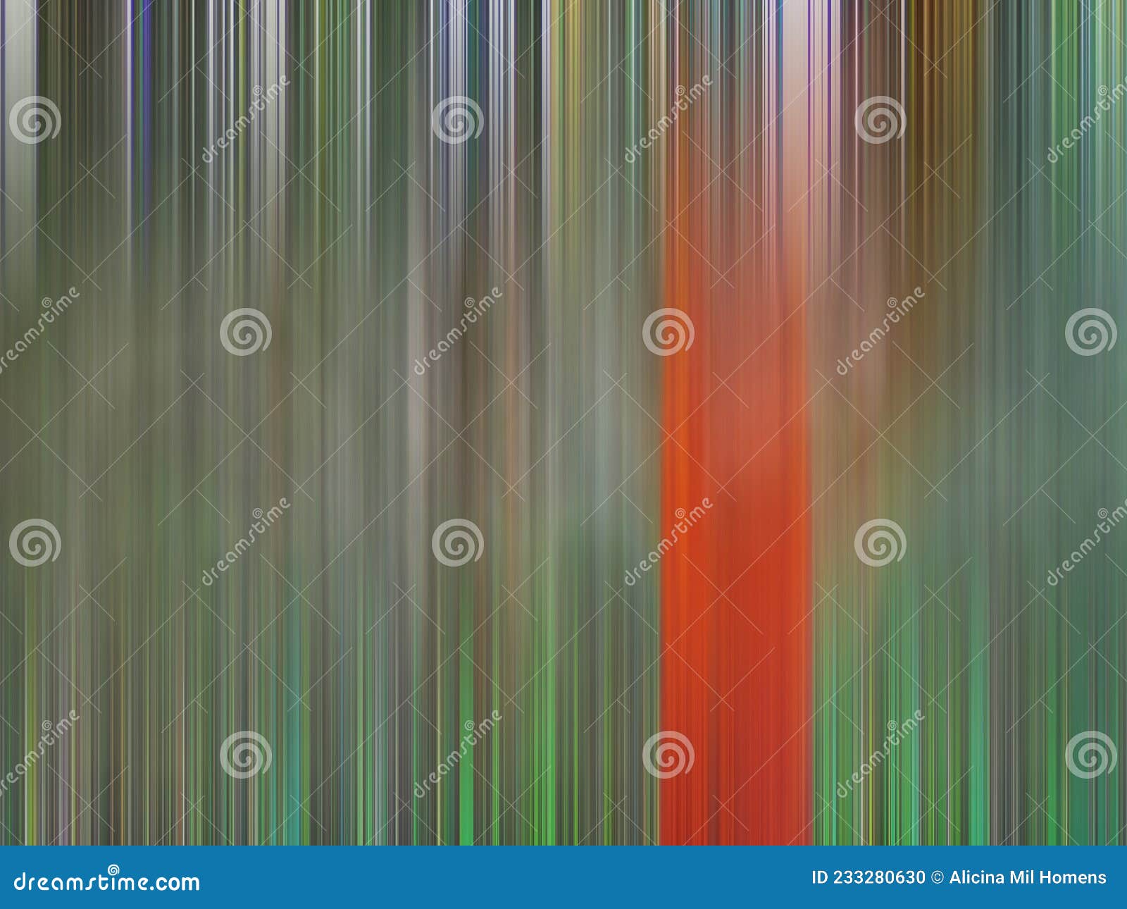 Intentional Camera Movement Landscape with Trees Stock Photo - Image of ...