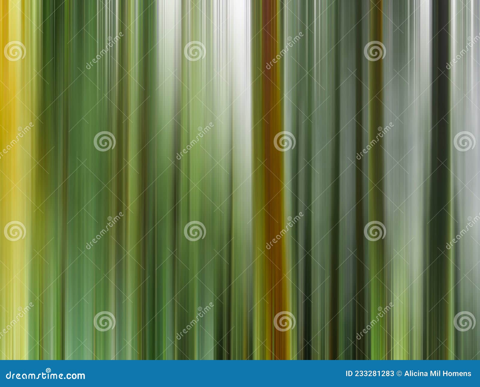 Intentional Camera Movement Landscape with Trees Stock Illustration ...