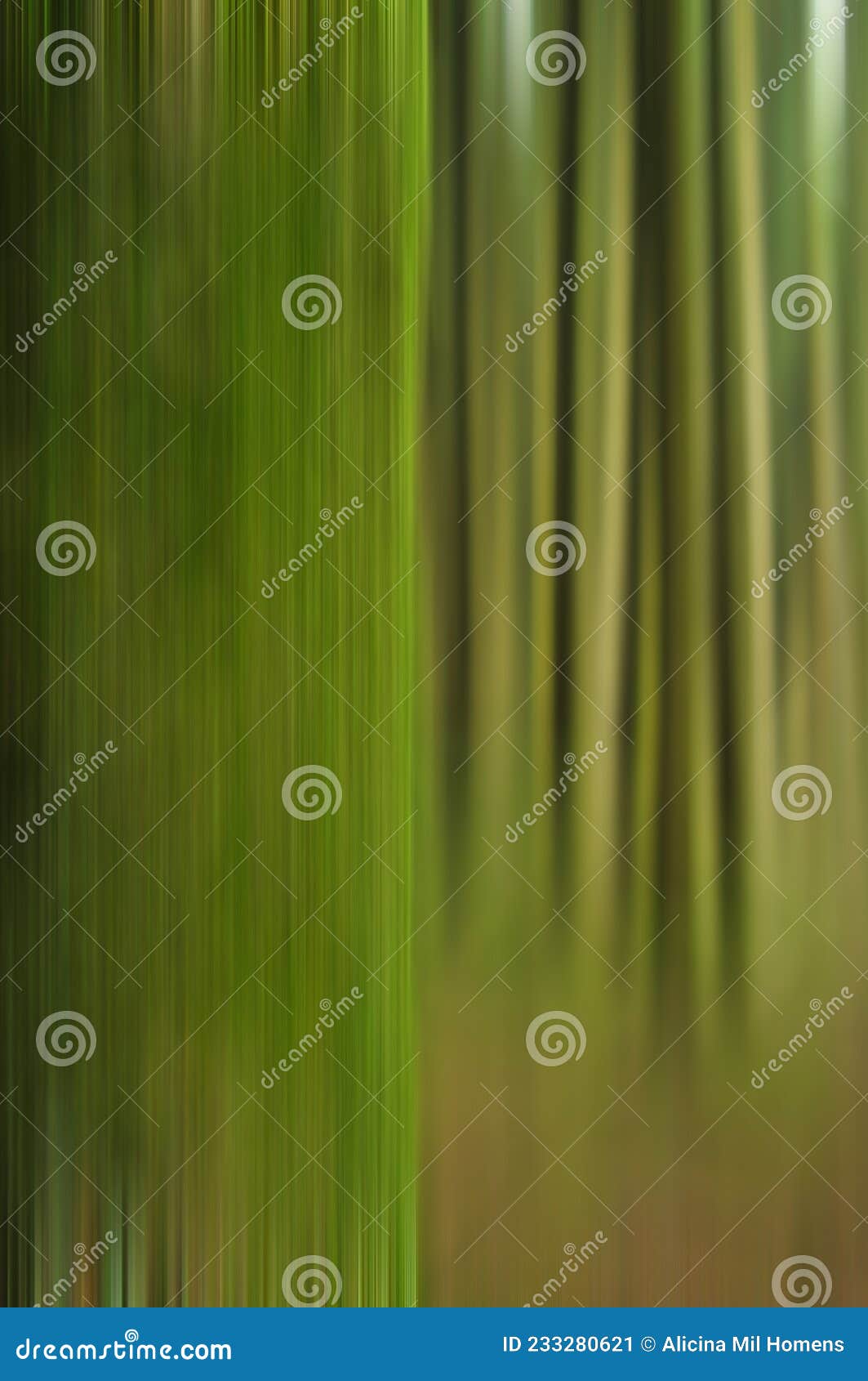 Intentional Camera Movement Landscape with Trees Stock Illustration ...