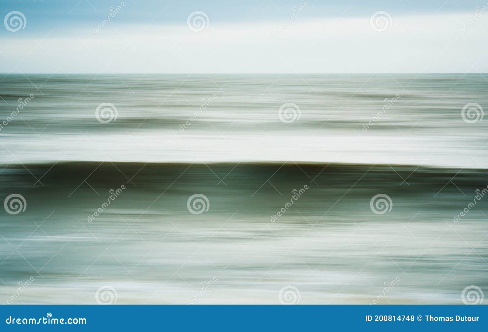Intentional Camera Movement of Ocean Wave Stock Photo - Image of dreamy ...