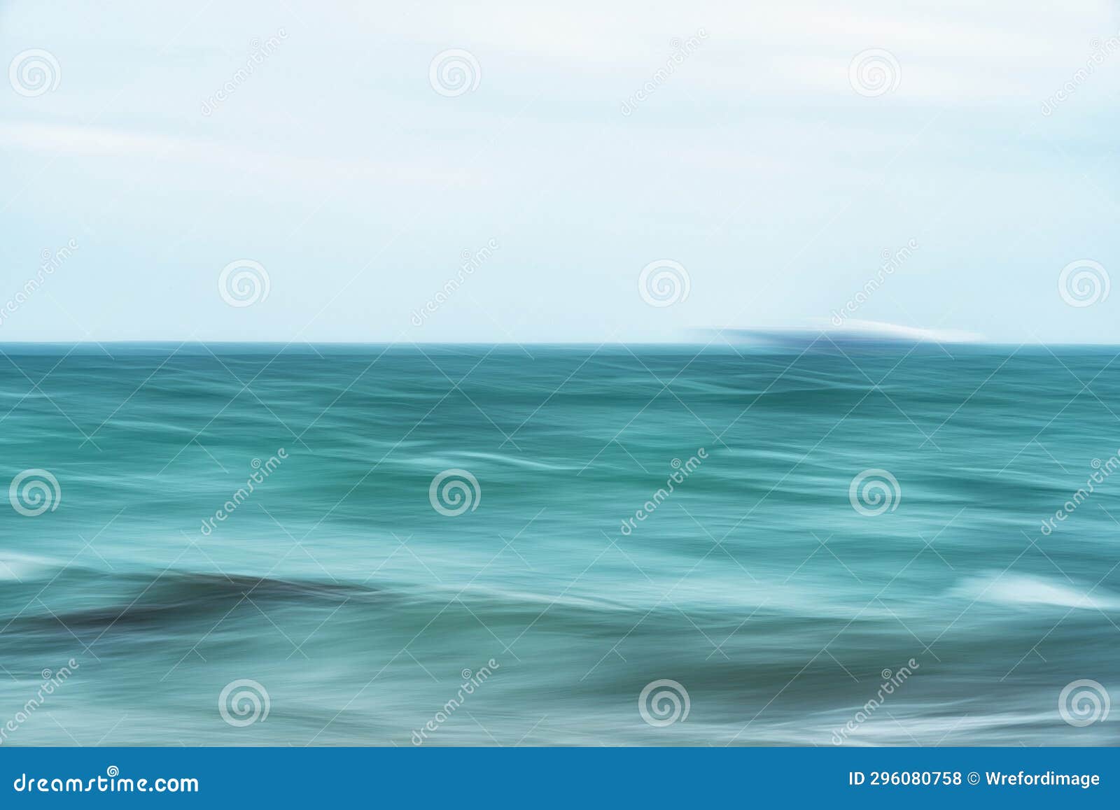 Intentional Camera Movement of Ocean Waves Stock Photo - Image of swell ...