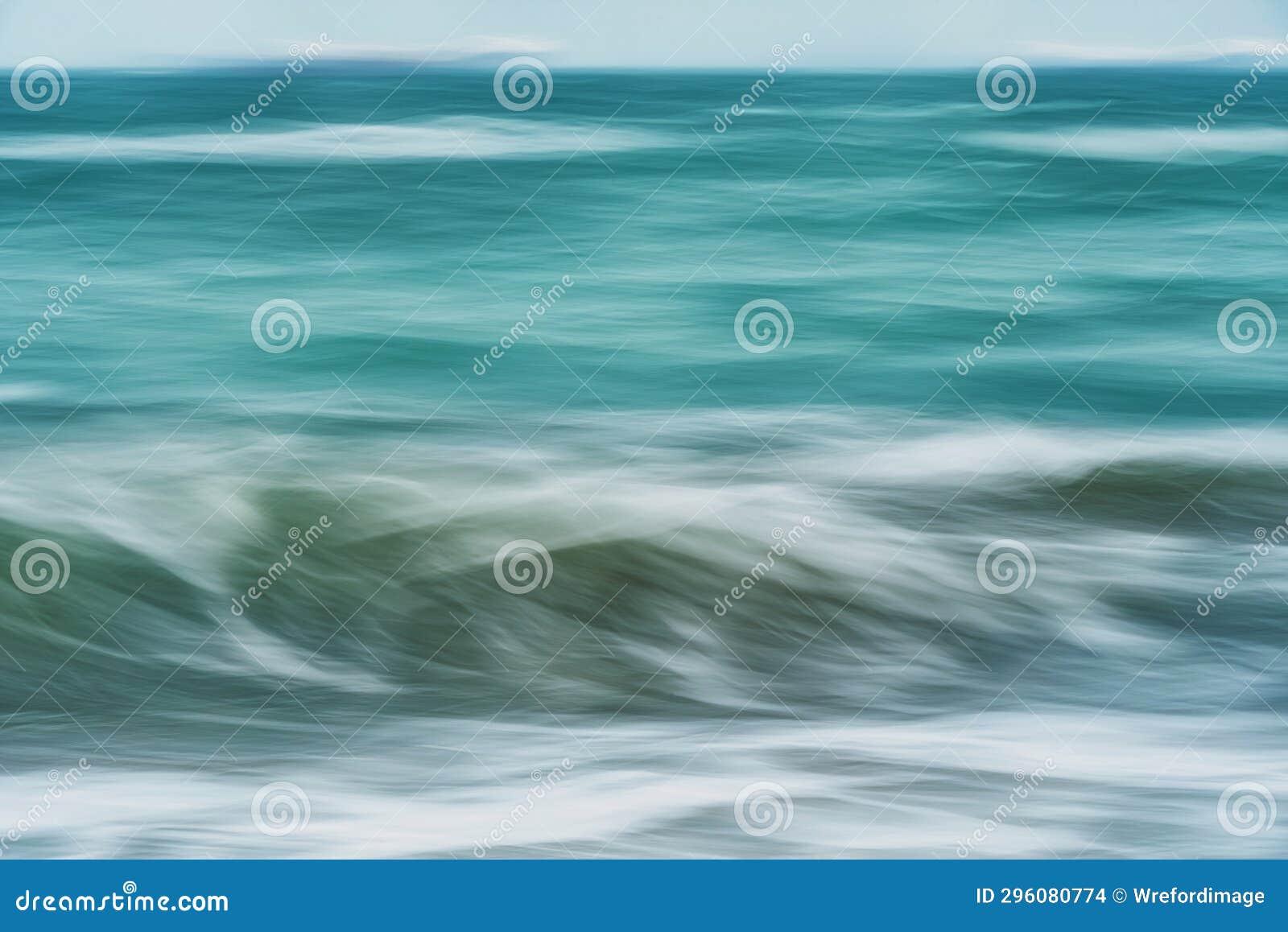 Intentional Camera Movement of Ocean Waves Stock Photo - Image of wave ...