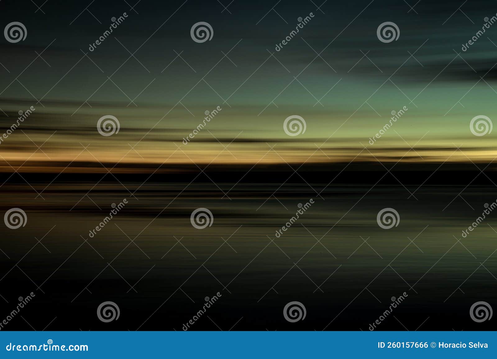 Intentional Camera Movement during Sunset on a Beach Stock Photo ...