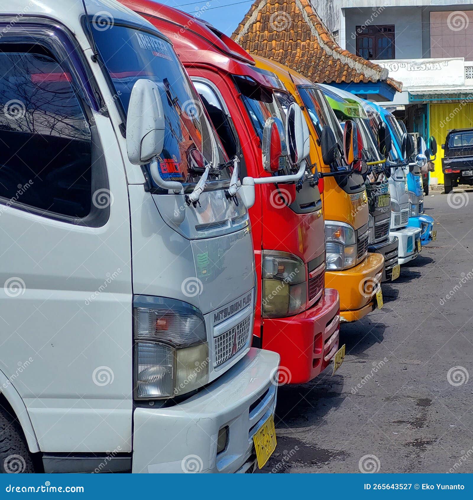 Inter-city Vehicles Parked Neatly at the Terminal Editorial Photography ...