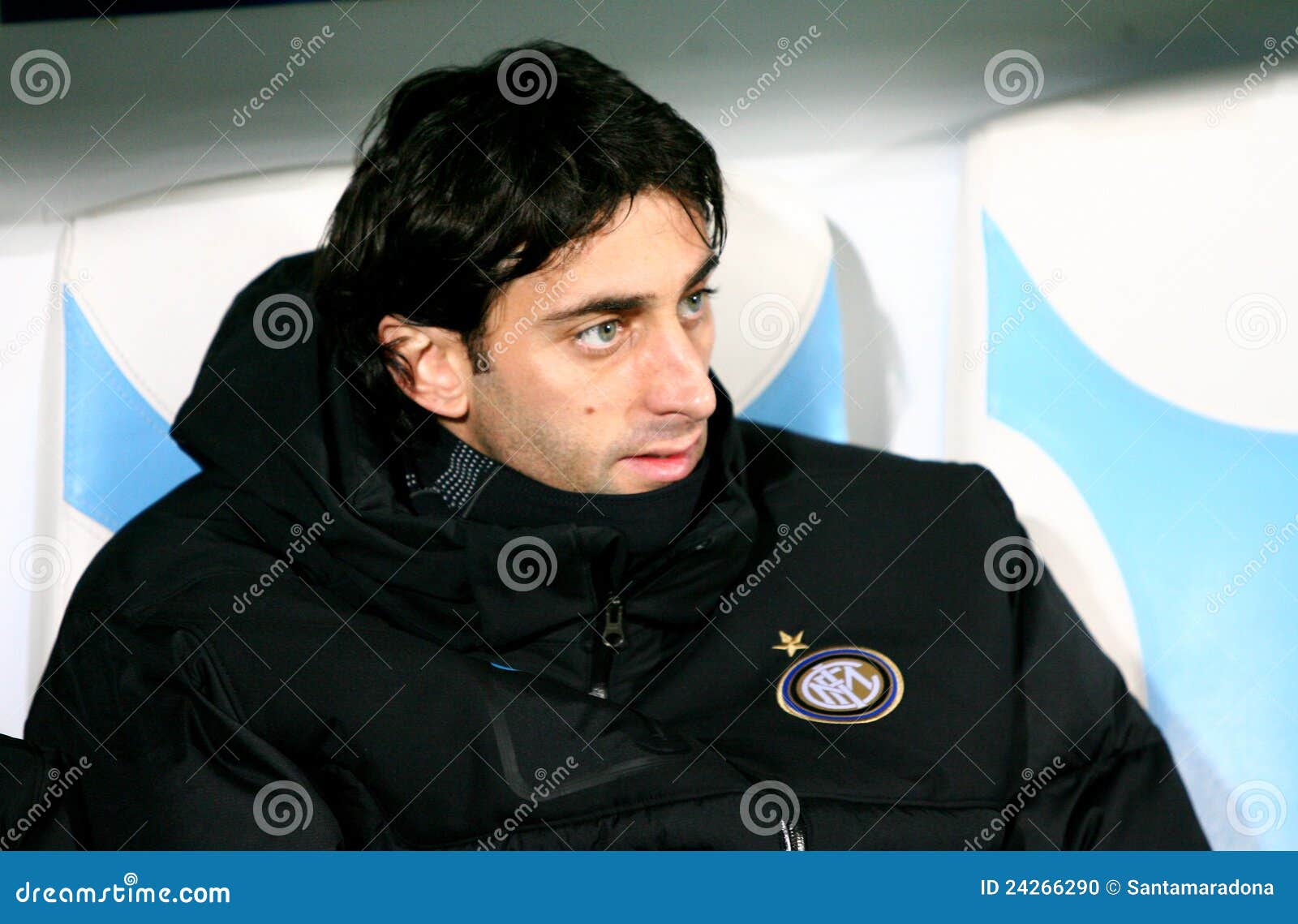Inter Milan s Diego Milito editorial image. Image of atmosphere - 24266290