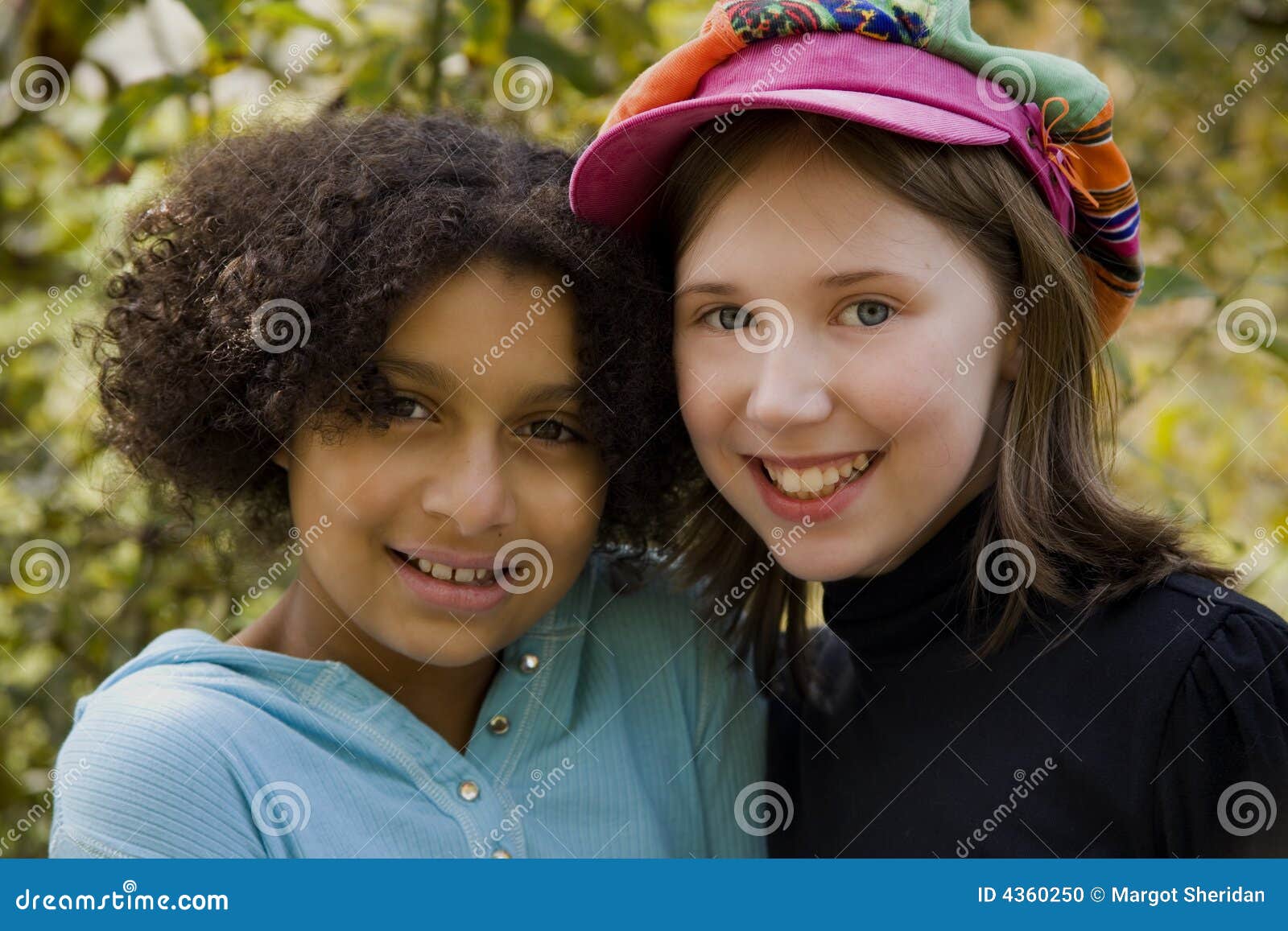 Inter-racial Friendship stock photo. Image of american - 4360250