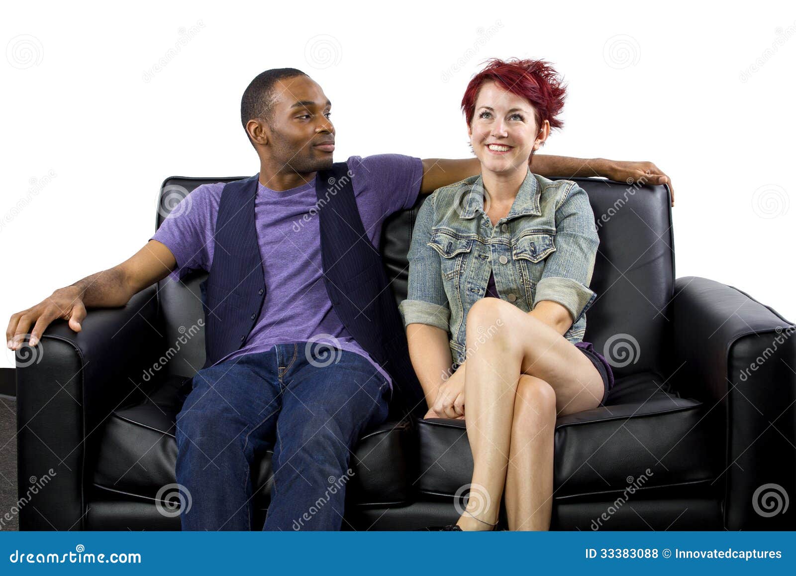 Inter-Racial Paar stock foto. Image of laag, liefde, mannetje - 33383088