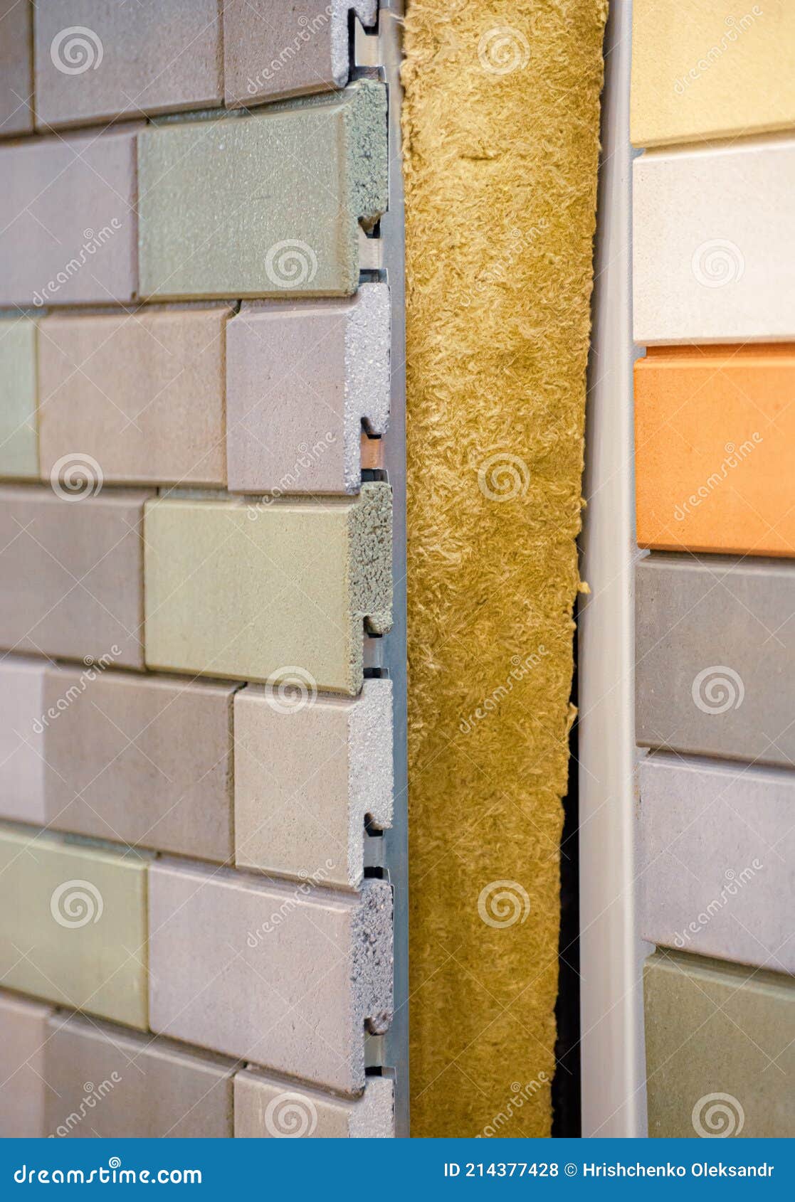 Inter-wall Thermal Insulation of Houses Stock Photo - Image of ...