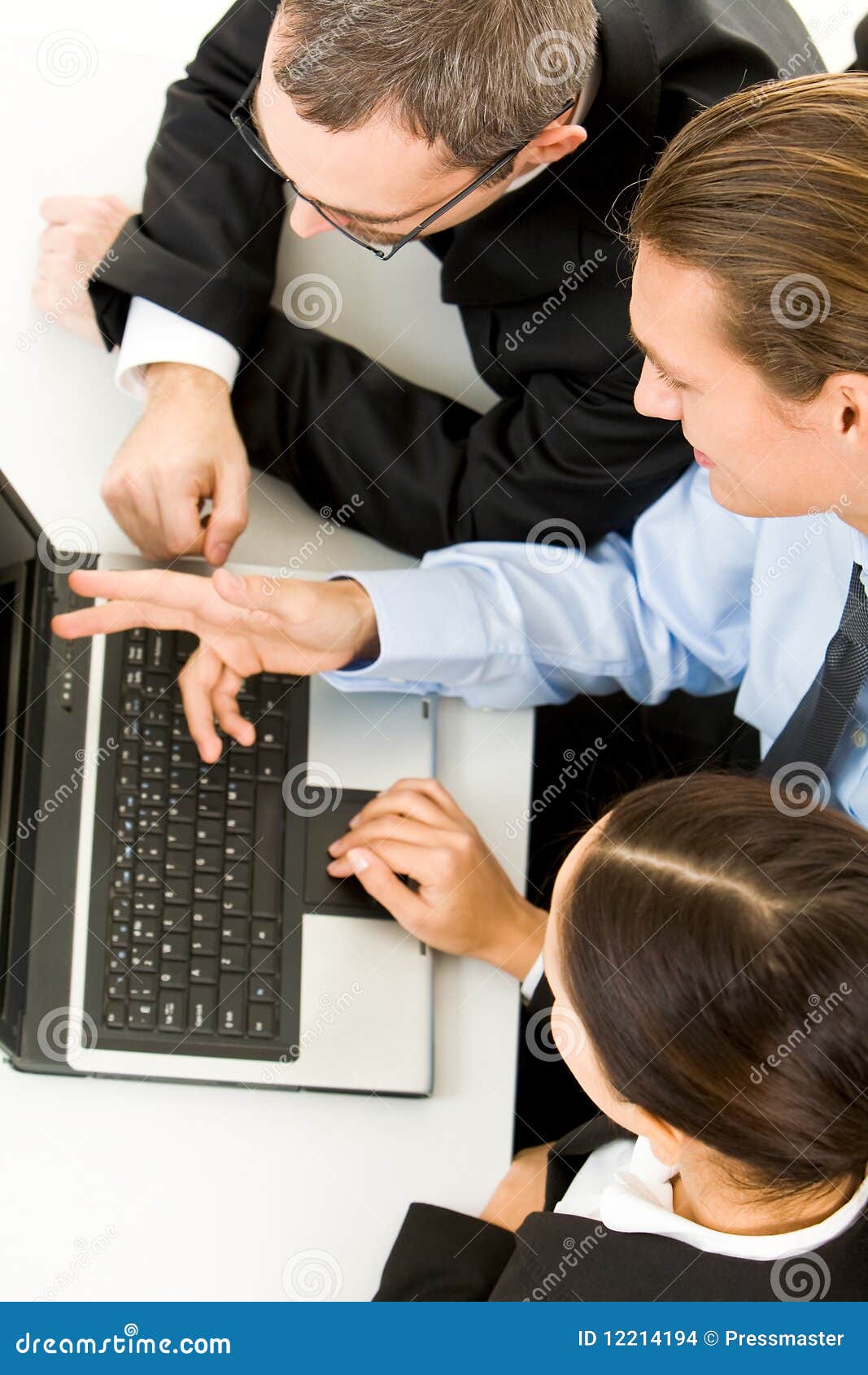 Interacting people stock photo. Image of laptop, caucasian - 12214194