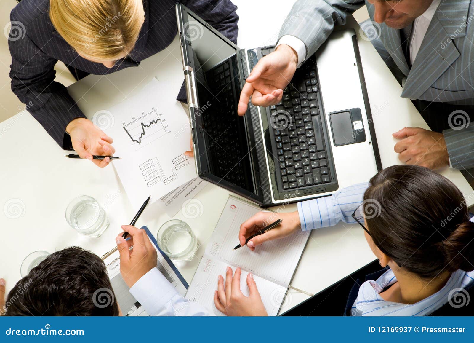 Interaction stock image. Image of company, busy, computer - 12169937