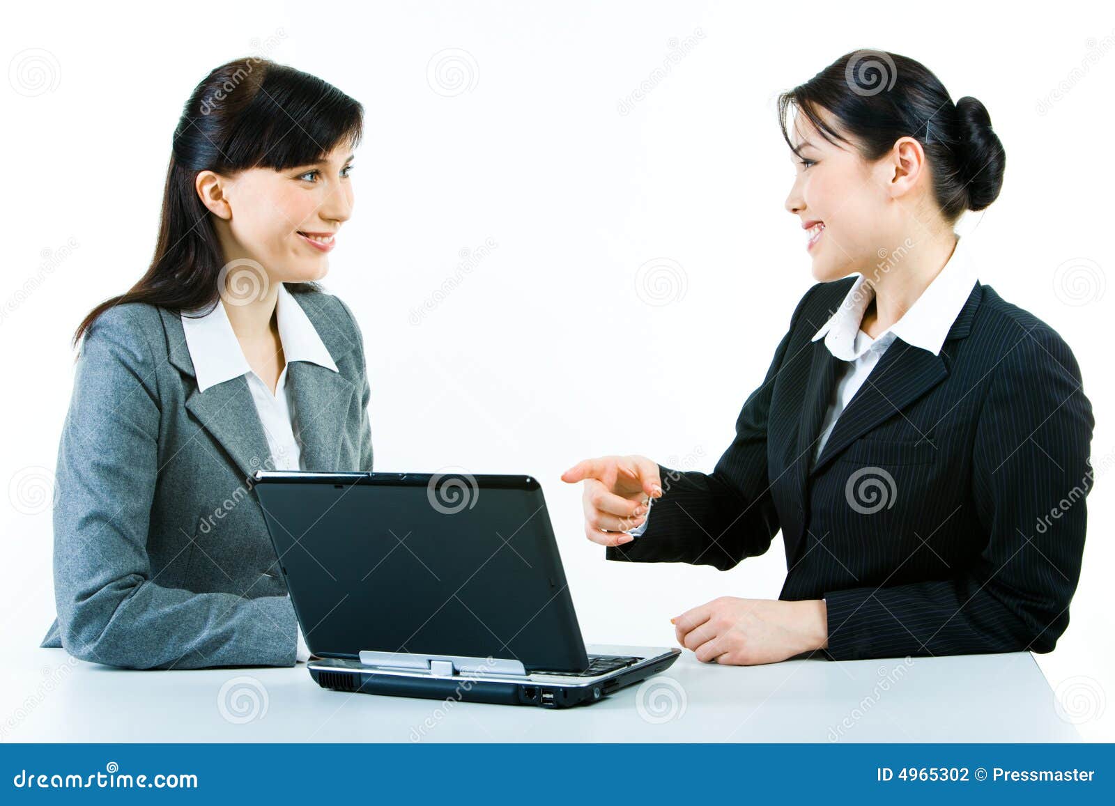 Interaction stock photo. Image of female, contemporary - 4965302