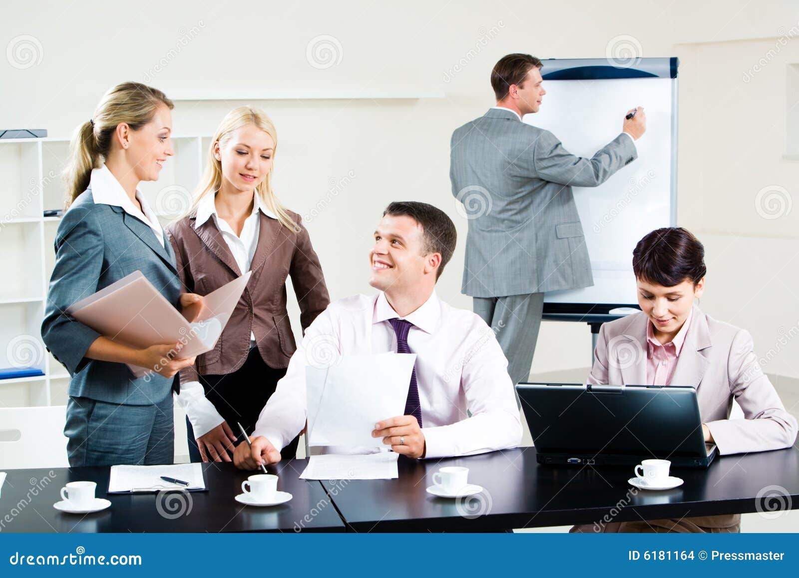 Interaction stock photo. Image of discussing, partner - 6181164