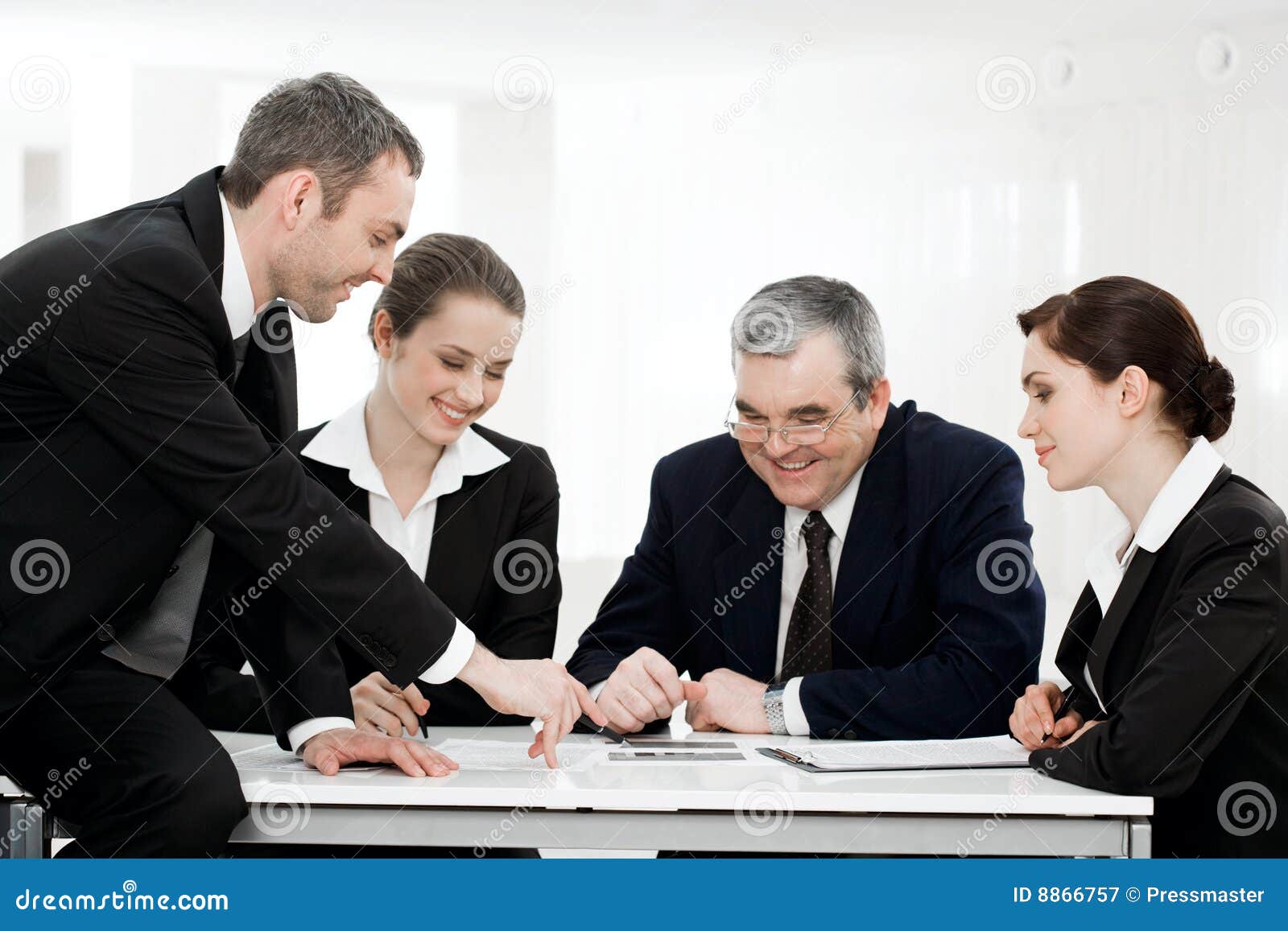 Interaction stock image. Image of businessman, employment - 8866757