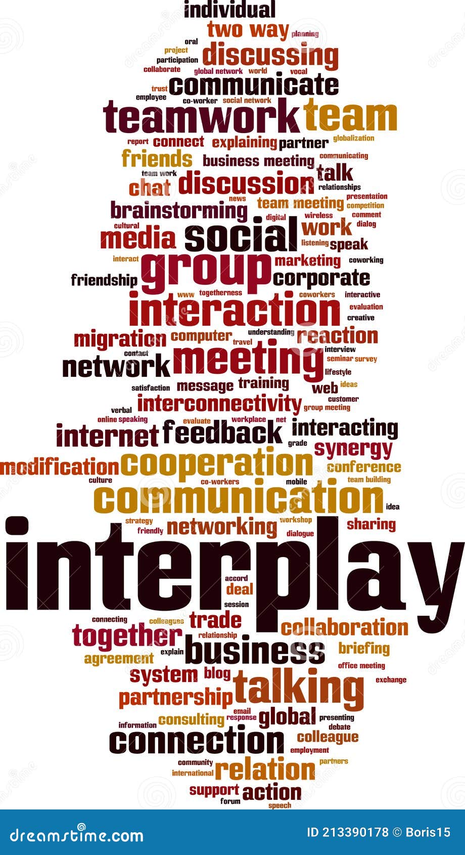 Interaction Avec Word Cloud Illustration de Vecteur - Illustration du ...