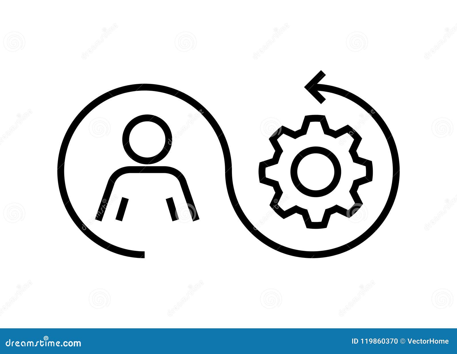 Interaction Design Icon, Vector Illustration Stock Vector ...