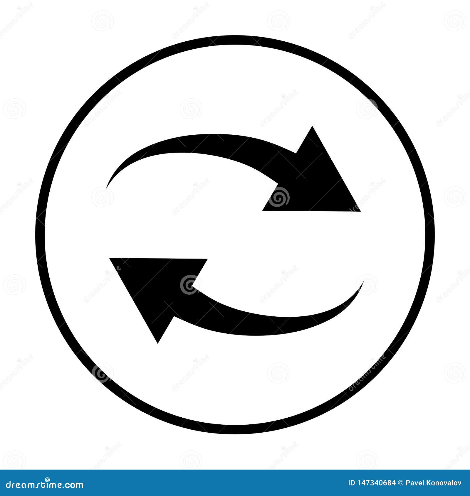 Interaction Icon stock vector. Illustration of flip - 147340684