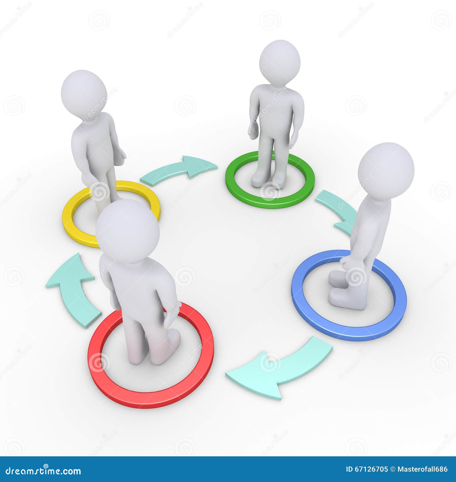 Interaction between people stock illustration. Illustration of ...