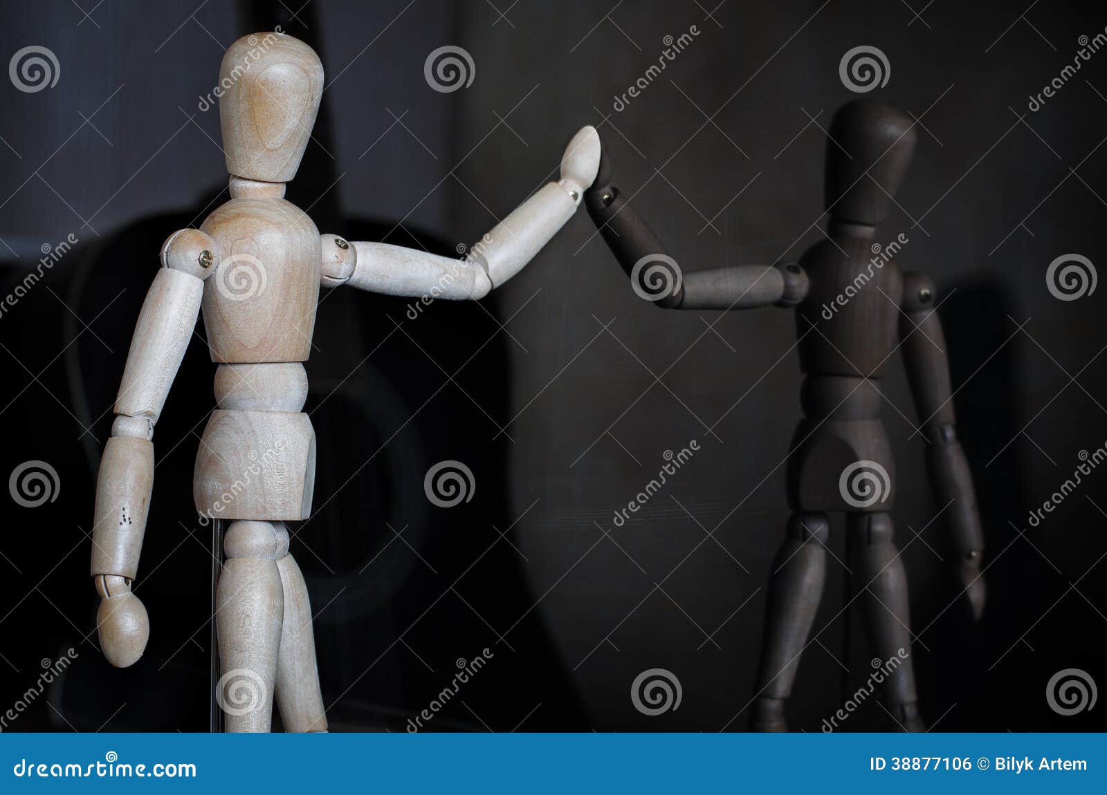 Interaction with Reflection. Stock Photo - Image of action, model: 38877106