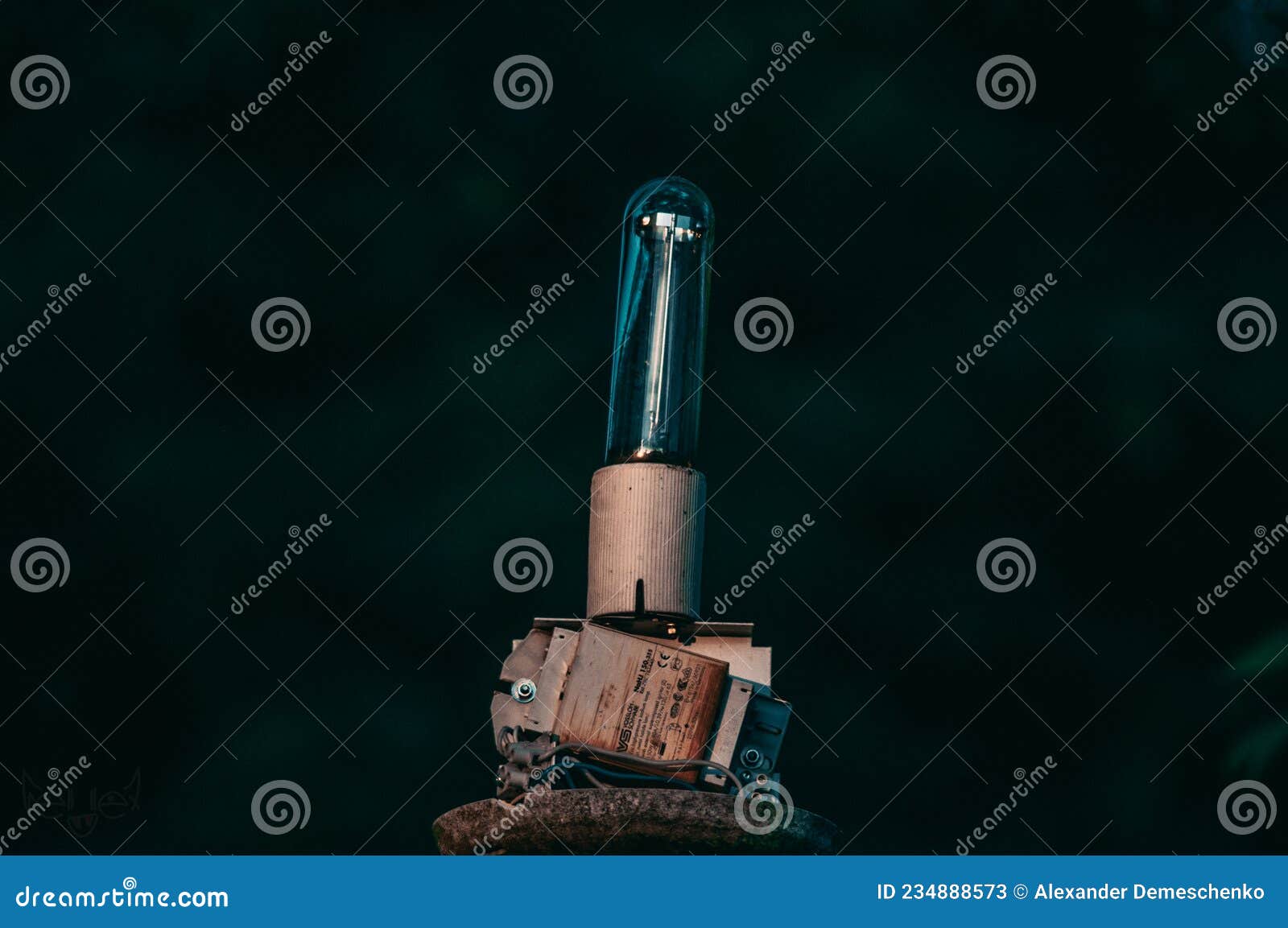 Interaction between Science and Nature. Stock Image - Image of orange ...