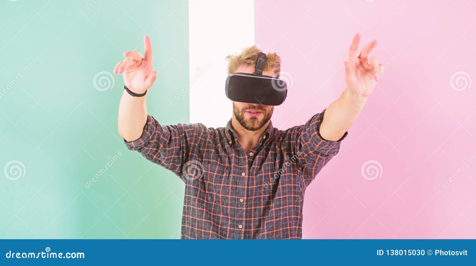 Interaction With Digital Surface. Gesture Control. 3d Visualization ...