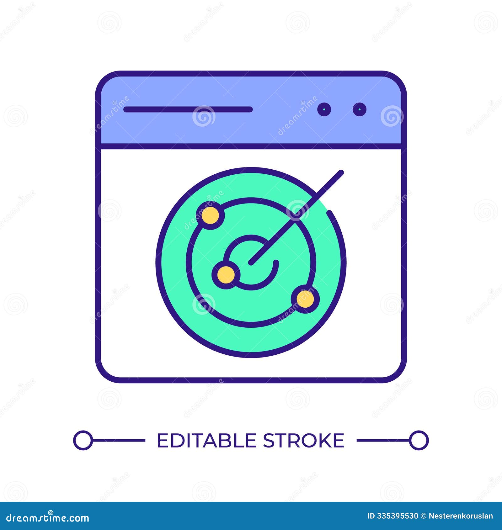 Interactive Application Security Testing RGB Color Icon Stock ...