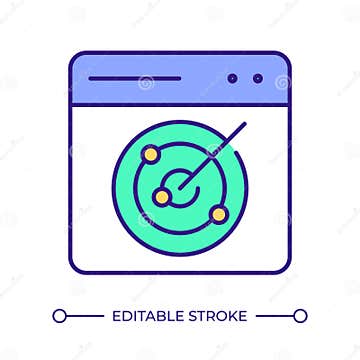 Interactive Application Security Testing RGB Color Icon Stock ...