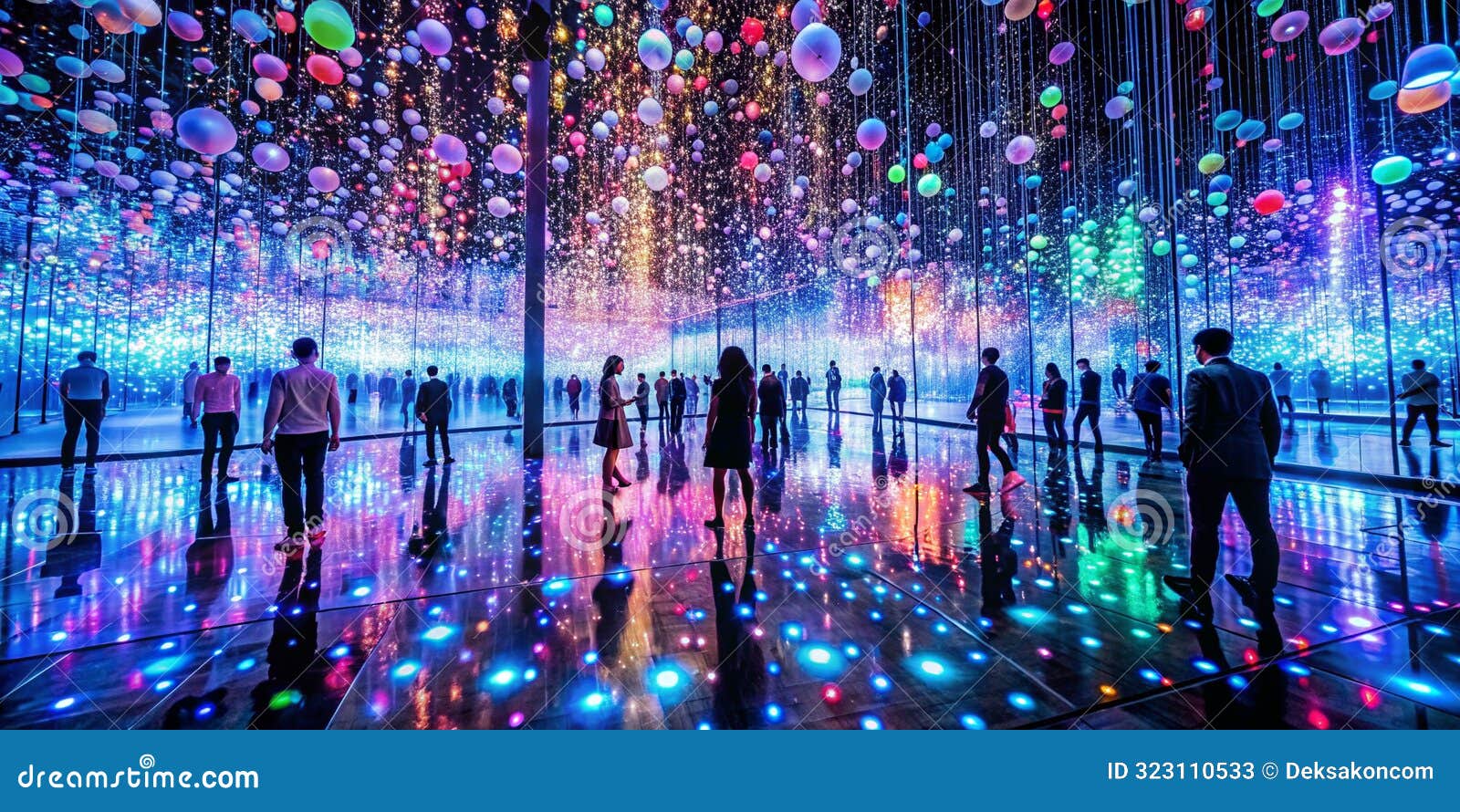 Interactive Art Installations Immersive Experiences Creative AI Stock ...