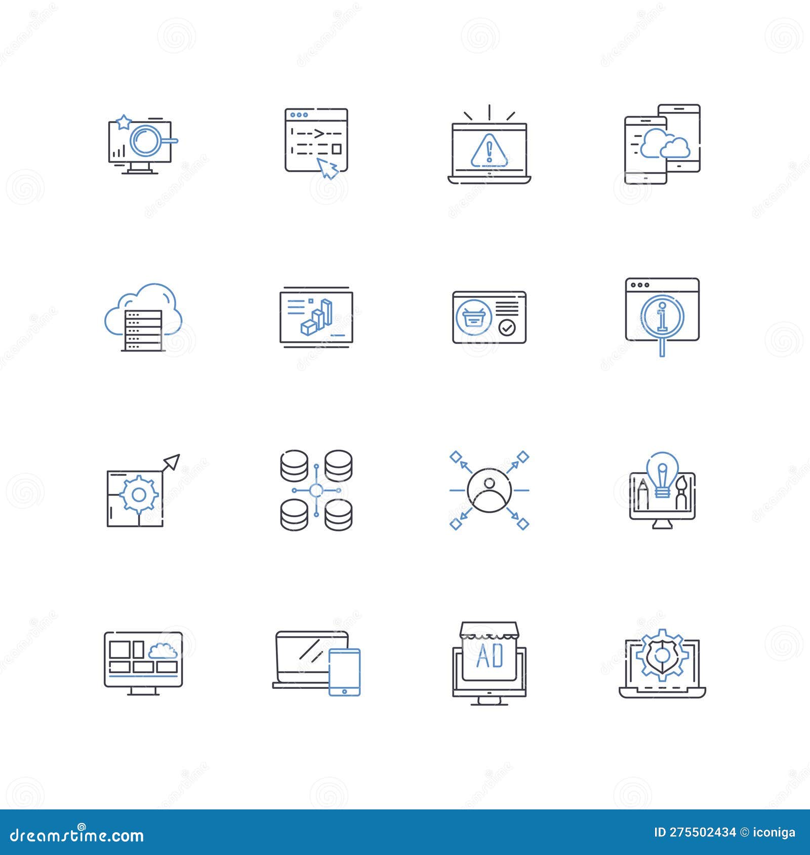 Interactive-based Line Icons Collection. Immersive, Responsive, Dynamic ...