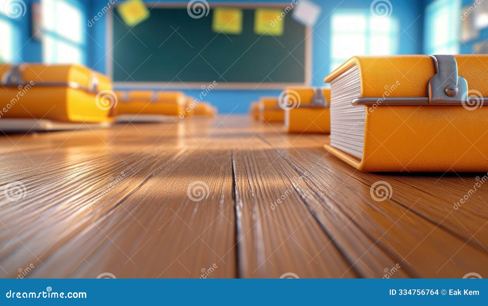 Interactive Classroom with Chalkboard, Hands-on Activities, and Vibrant ...