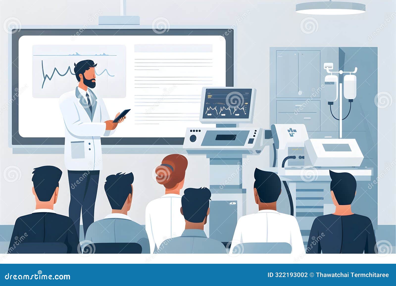 Interactive Classroom Session on Anesthesia with Teacher and Medical ...