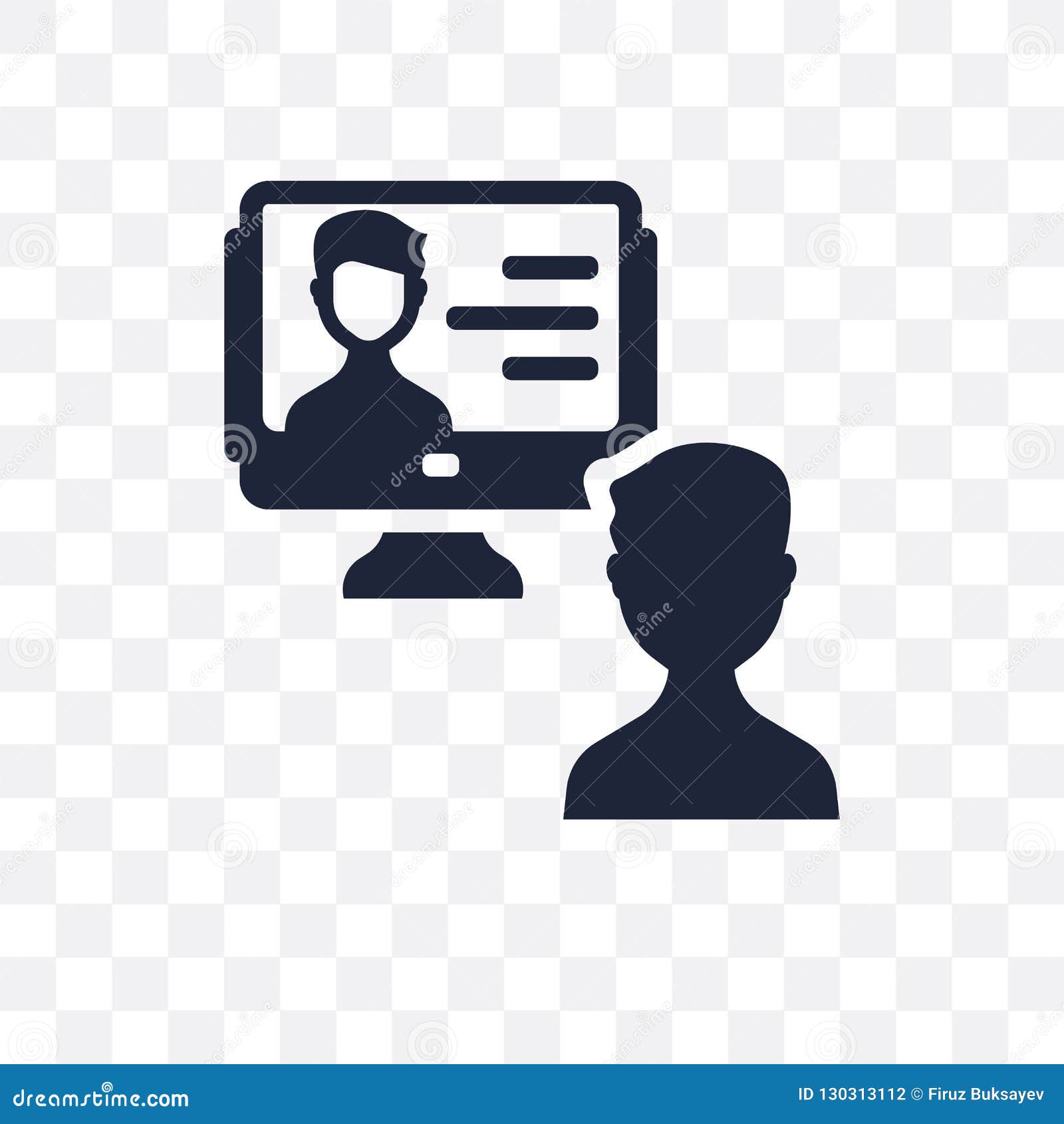 Interactive Course Vector Icon On White Background. Flat Vector ...