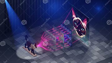 Interactive 3D Neural Network and Cat Illustration in Digital ...