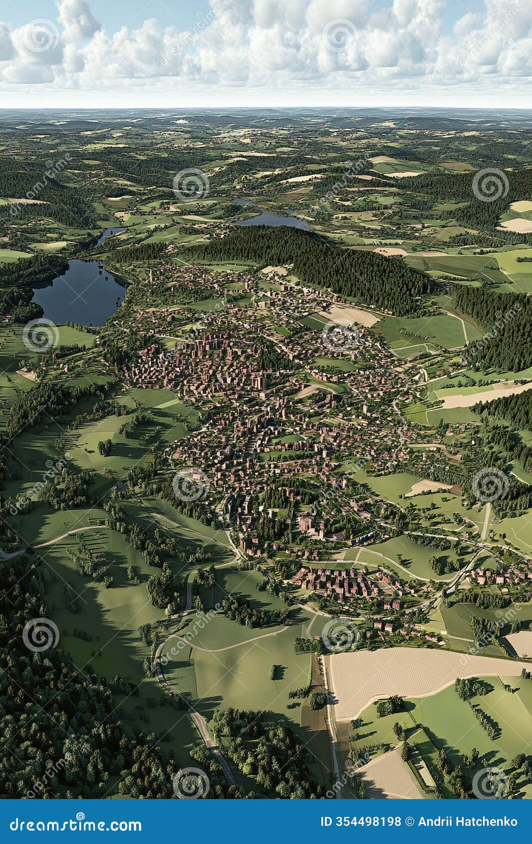 An Interactive 3D Terrain Map Showing Urban Sprawl and GIS Transport ...