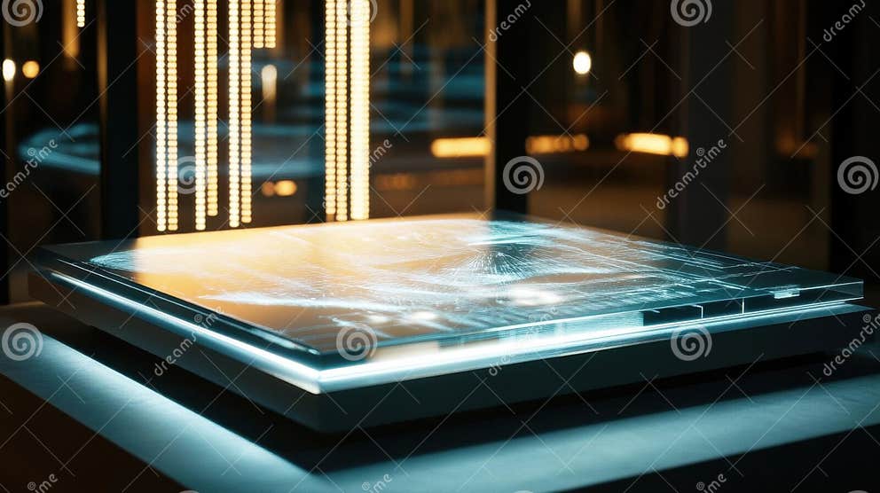 Interactive Data Visualization Table, Futuristic Design, Exploring ...