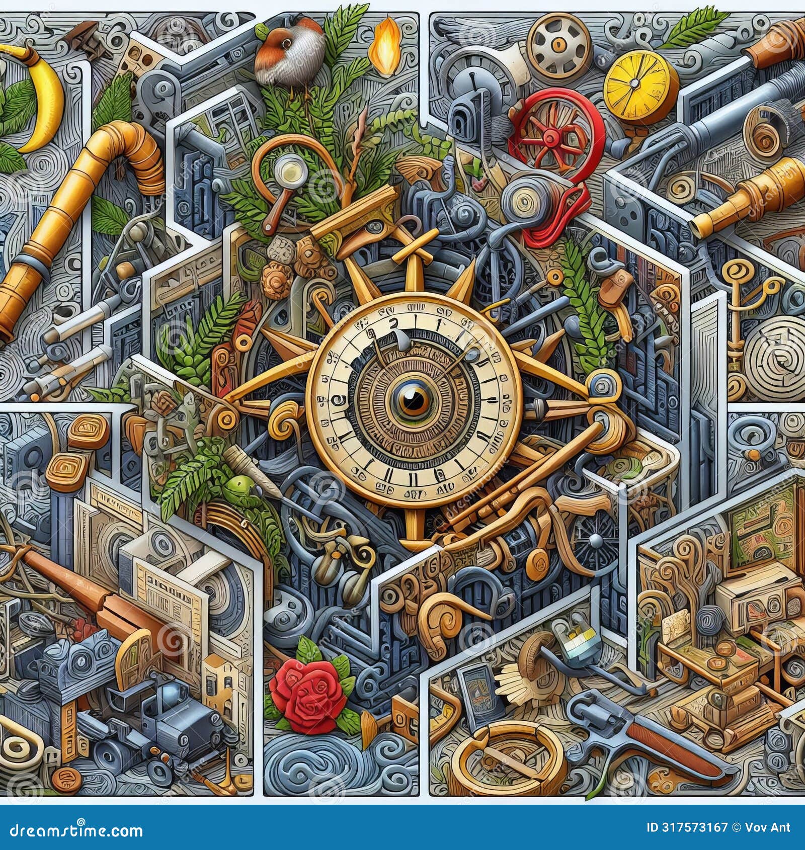 Interactive Designs with Hidden Objects, Mazes, and Puzzles, Po Stock ...
