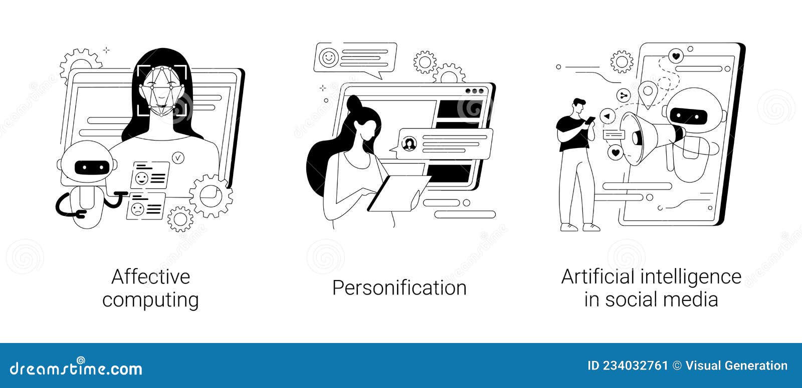 Interactive Device Abstract Concept Vector Illustrations ...
