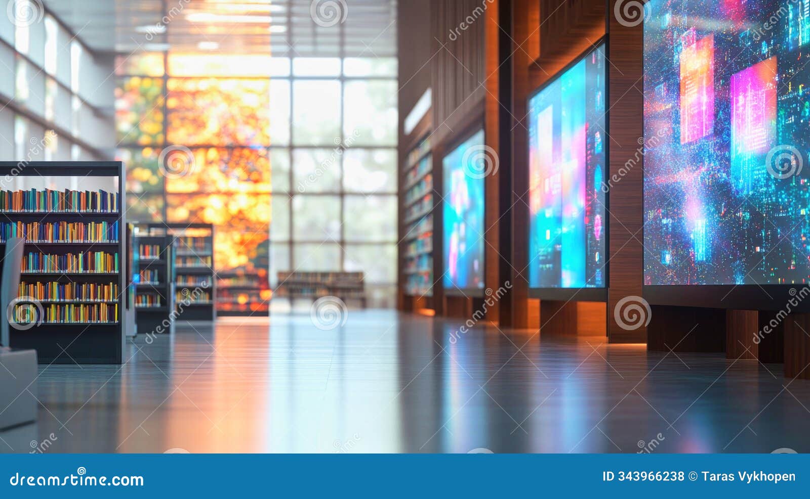 Interactive Digital Experience in a Modern Library with Multimedia ...