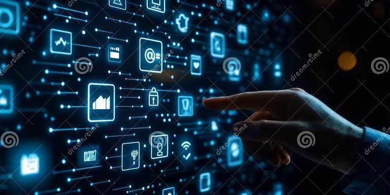 An Interactive Digital Interface with Technology Icons for Improved ...